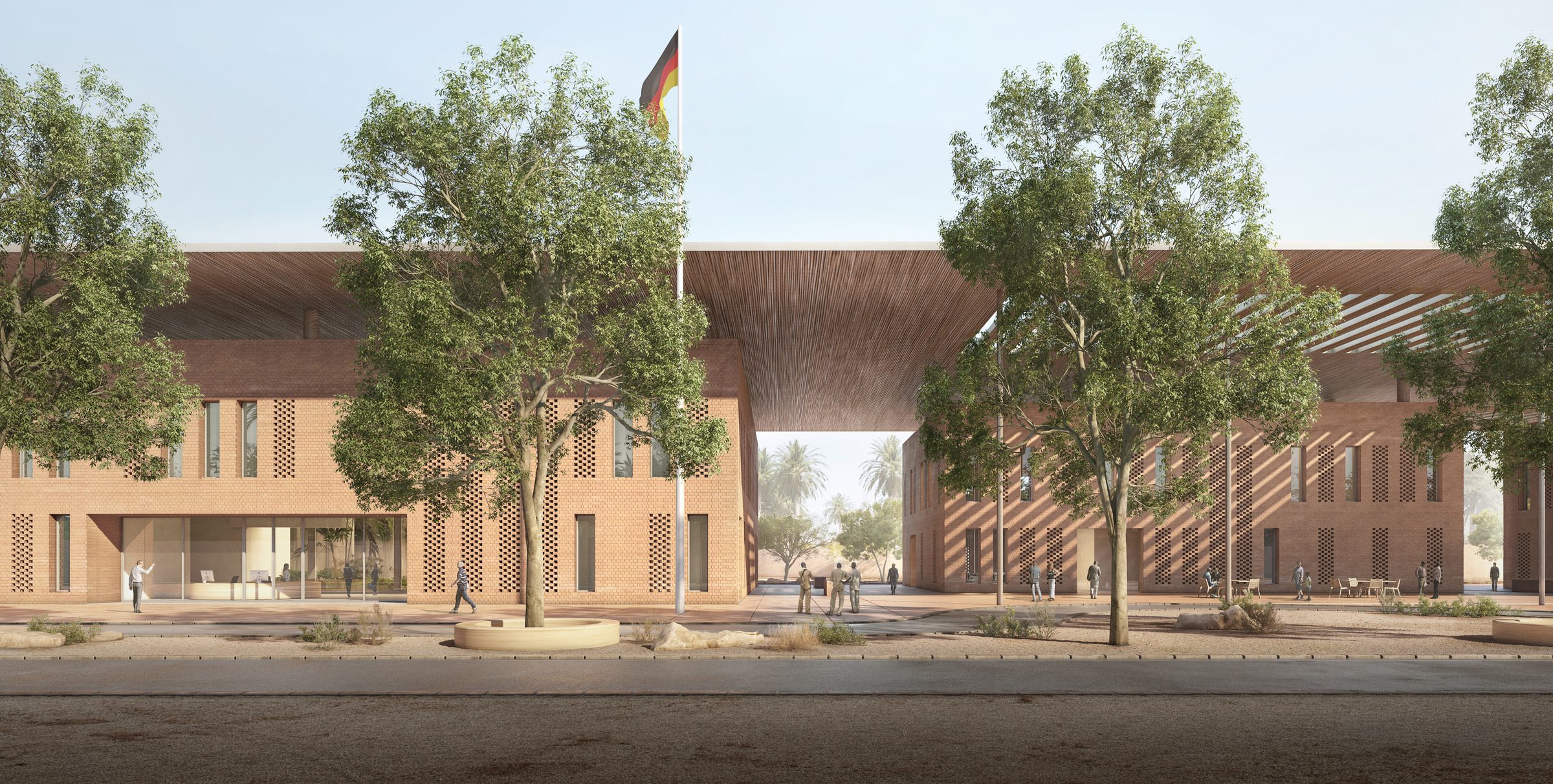 New construction of the German Embassy in Ouagadougou - Nickl & Partner